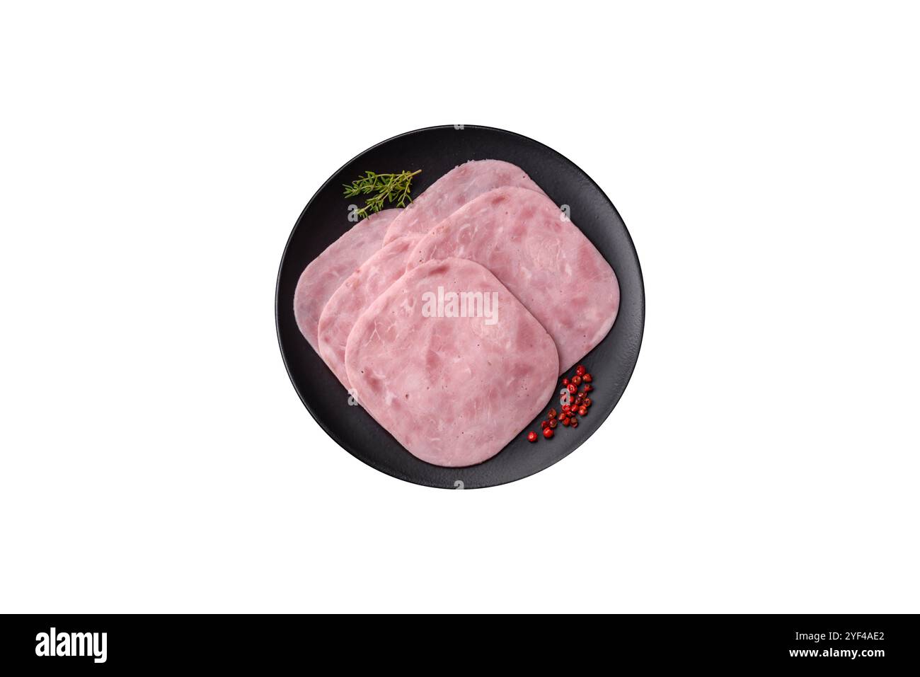 Sandwich ham herbs on Cut Out Stock Images & Pictures - Alamy