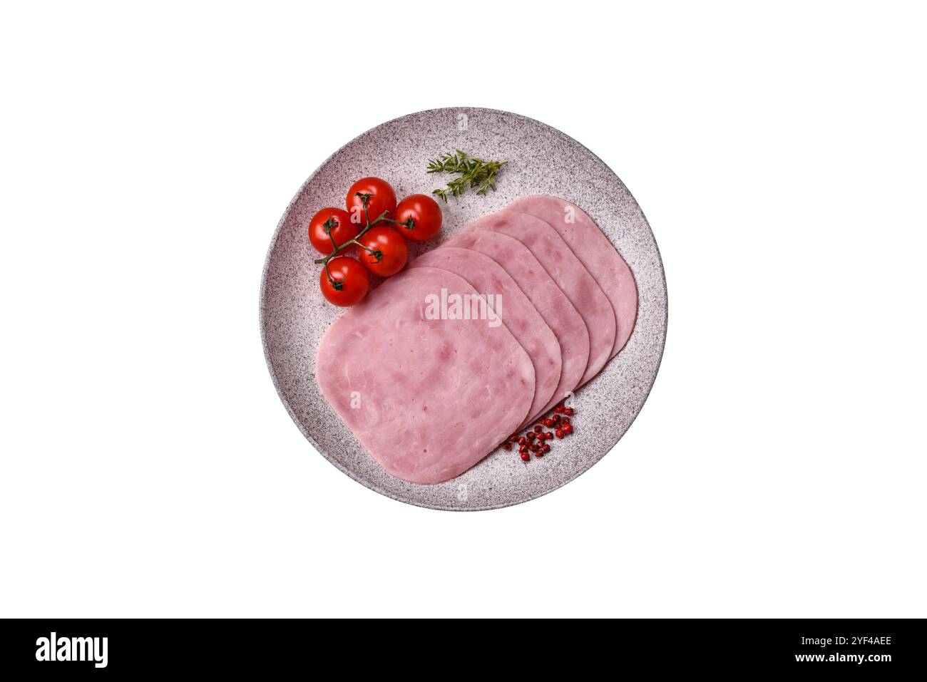 Sandwich ham herbs on Cut Out Stock Images & Pictures - Alamy