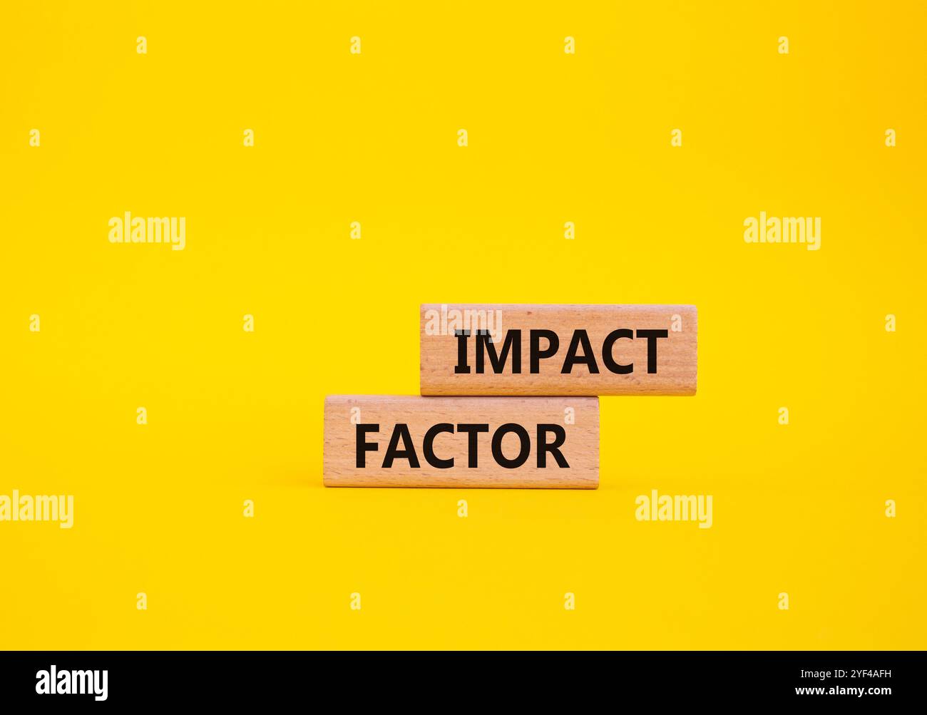 Impact Factor symbol. Wooden blocks with words Impact Factor. Beautiful ...