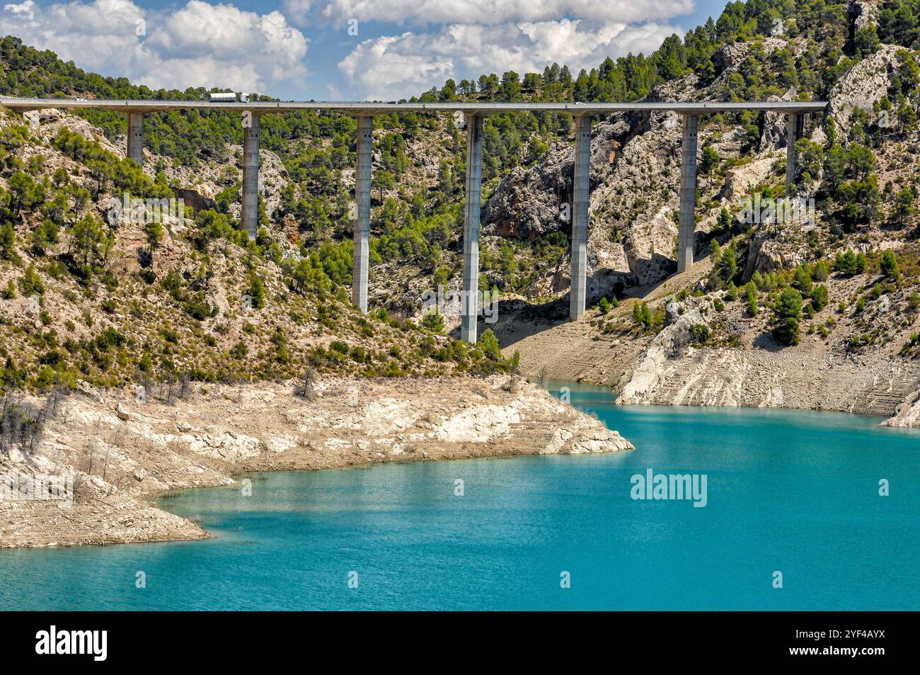 Contreras Reservoir by the A-3 Highway Between the Provinces of ...