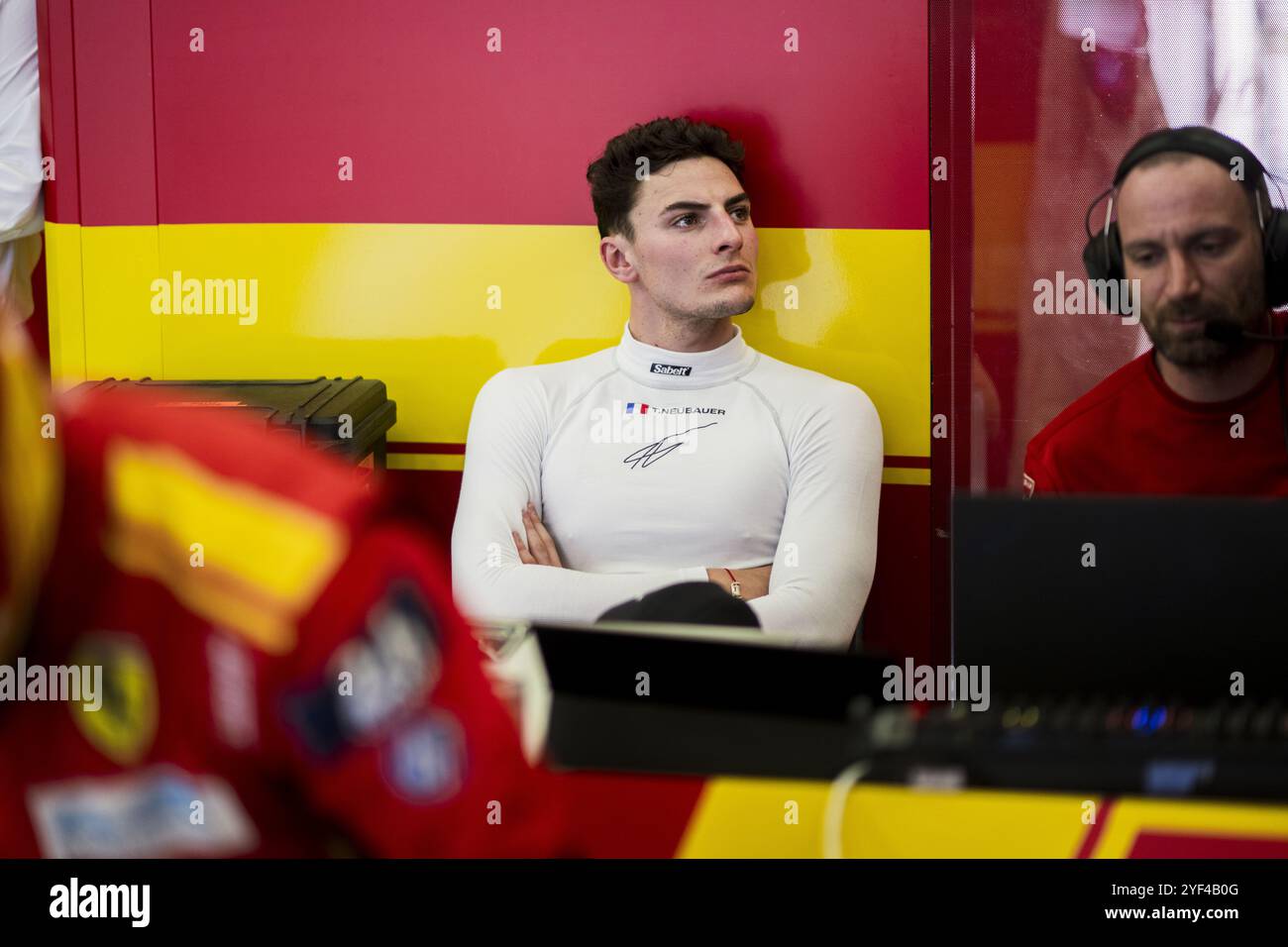NEUBAUER Thomas (fra), Ferrari AF Corse, Ferrari 499P #51, portrait ...