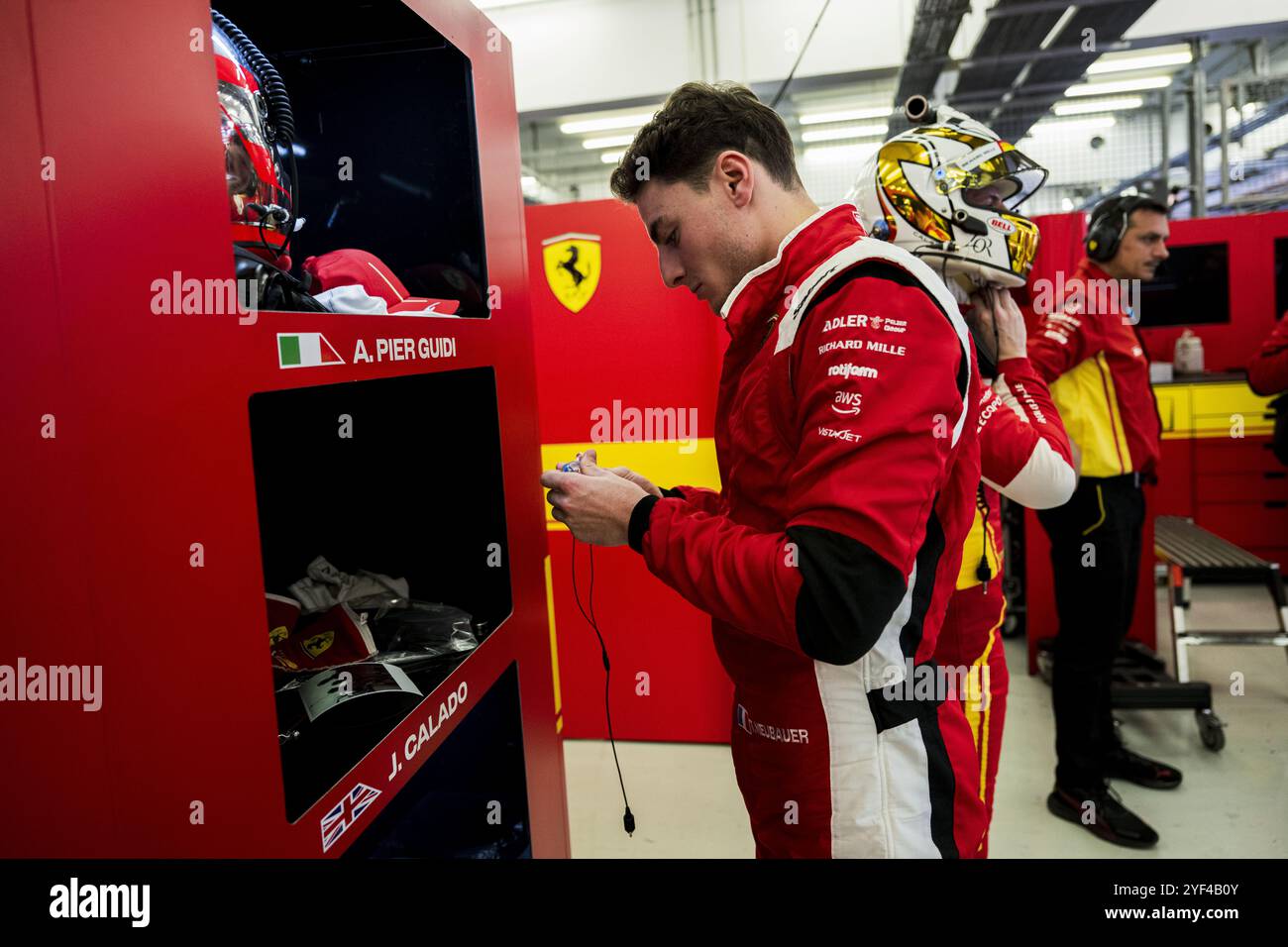 NEUBAUER Thomas (fra), Ferrari AF Corse, Ferrari 499P #51, portrait ...