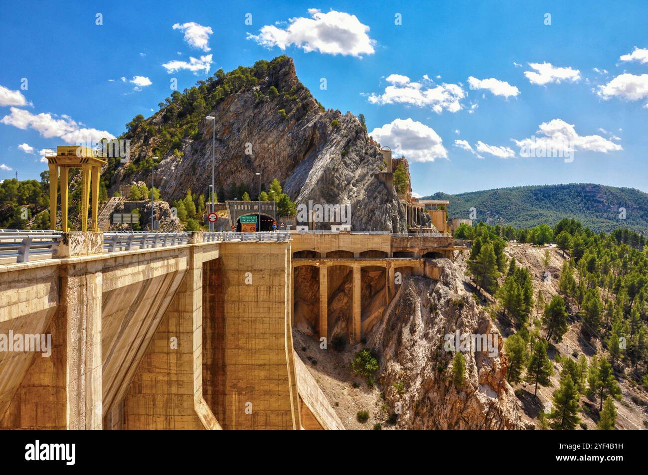 Gravity Dam of the Contreras Reservoir Supplying Water to the Júcar ...