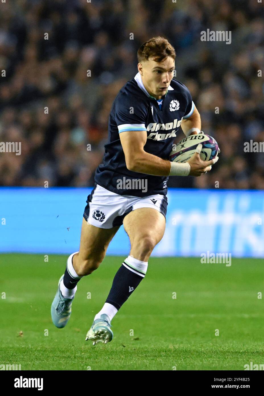 Edinburgh, UK. 2nd Nov, 2024. Jamie Dobie of Scotland during the Autumn ...