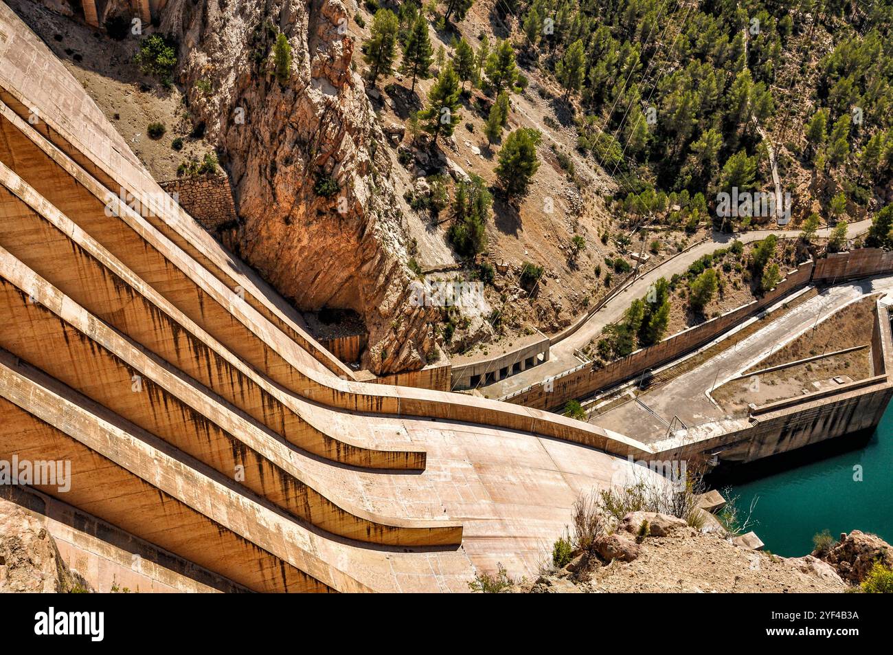 Gravity Dam of the Contreras Reservoir Supplying Water to the Júcar ...