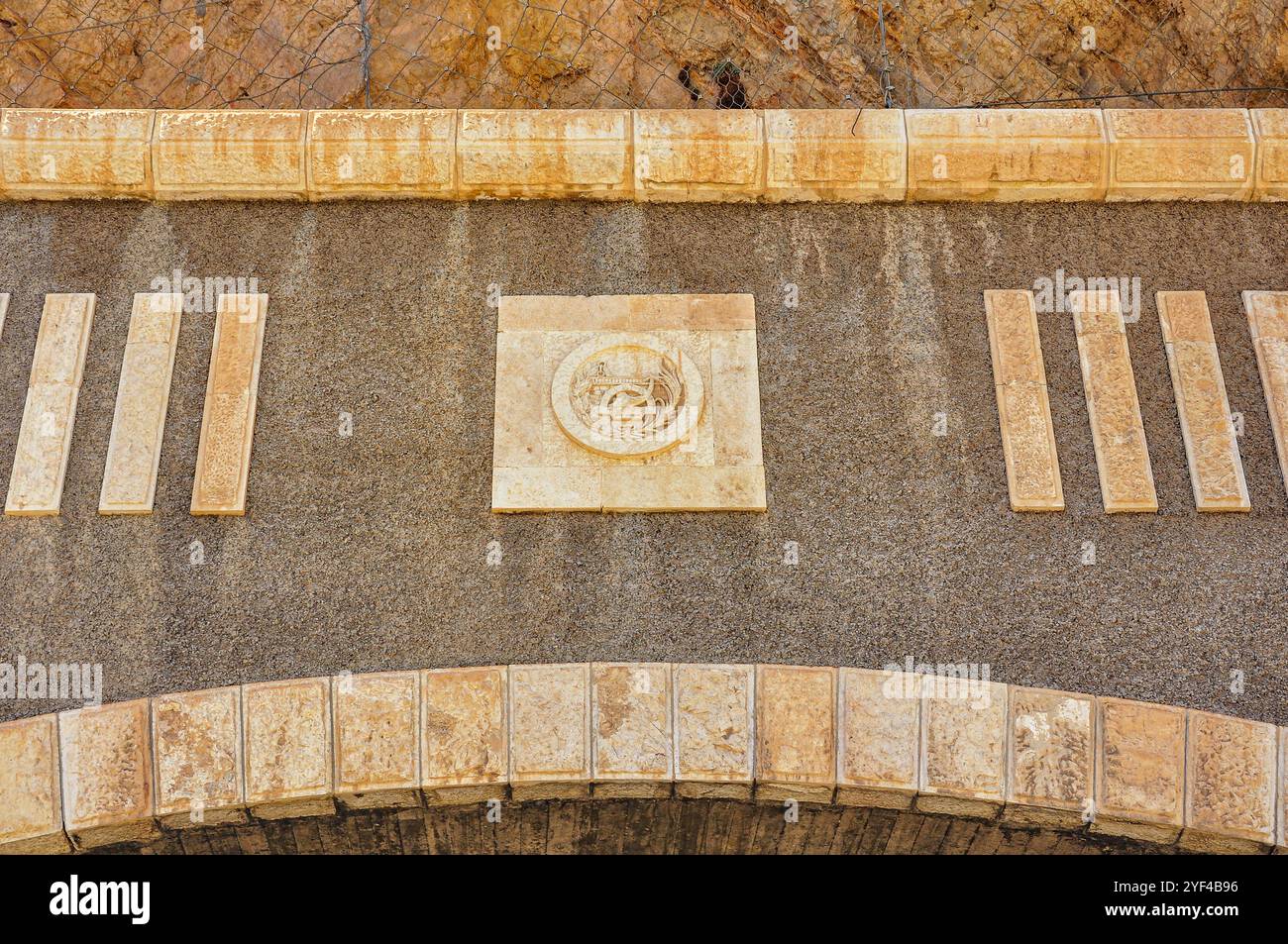 Front Upper of the Entrance to One of the Contreras Tunnels on the ...