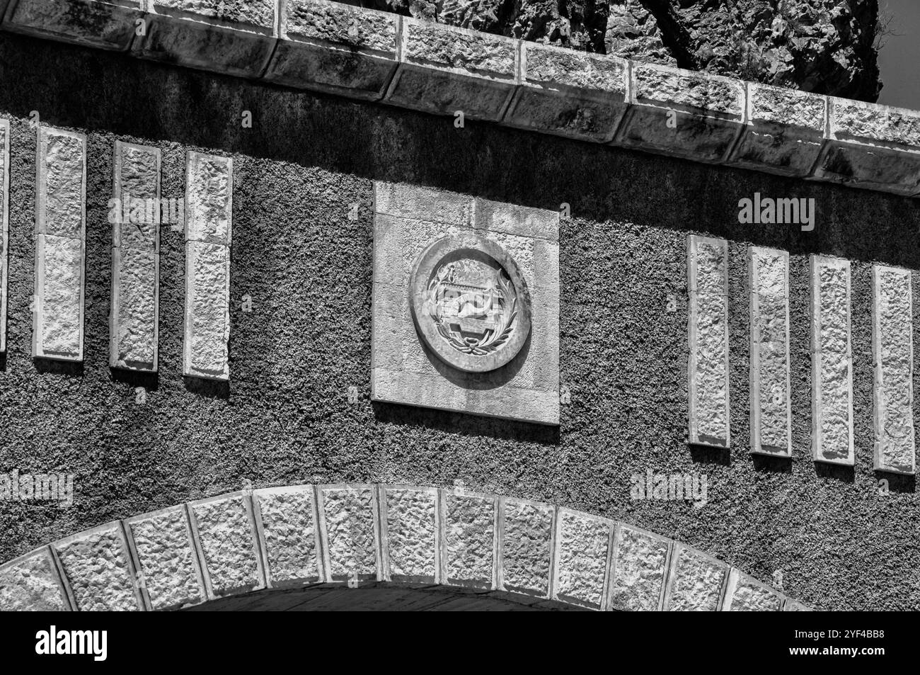 Front Upper of the Entrance to One of the Contreras Tunnels on the ...
