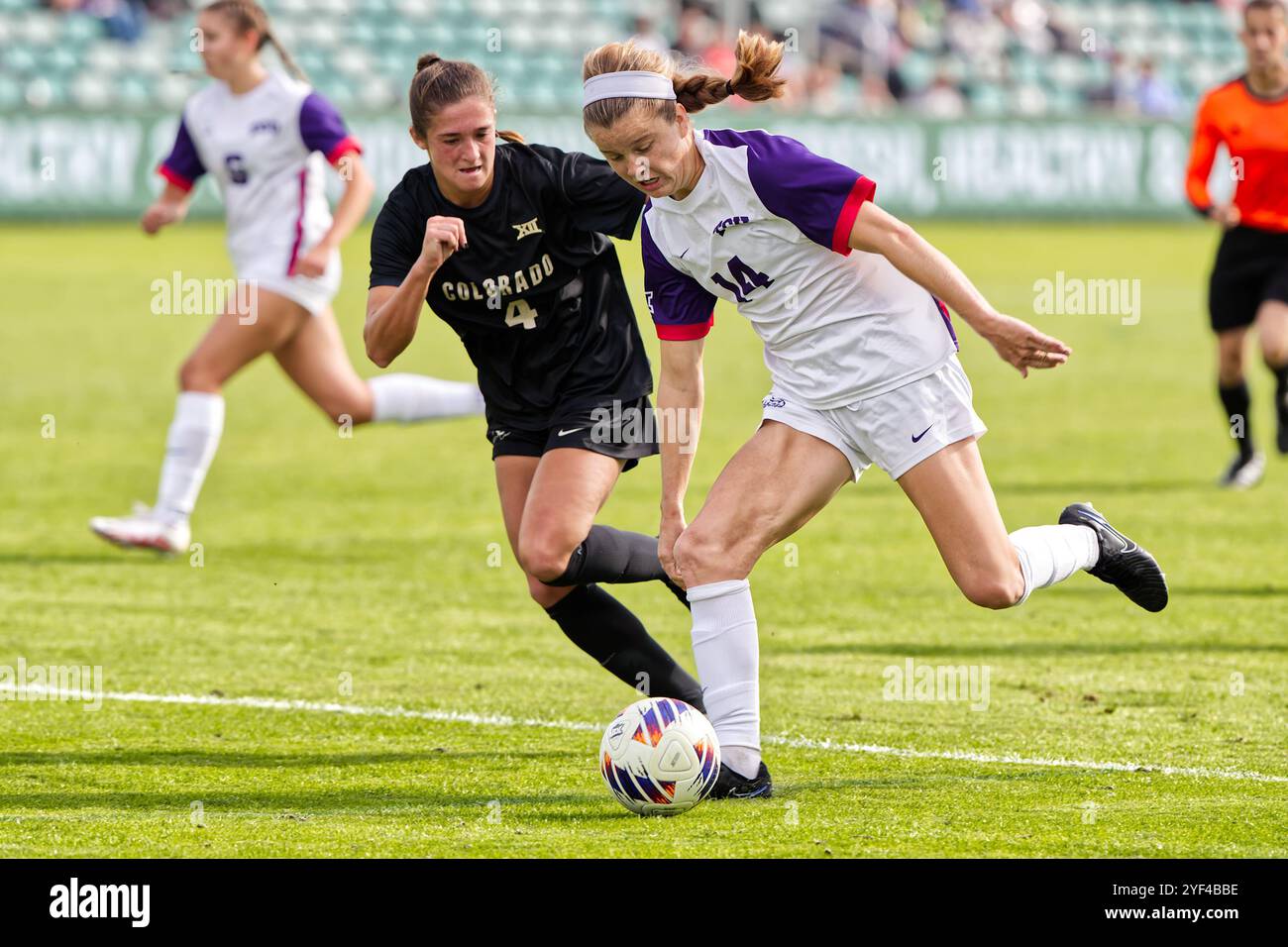 Kansas City, Missouri, USA. 2nd Nov, 2024. TCU Frogs forward Caroline ...