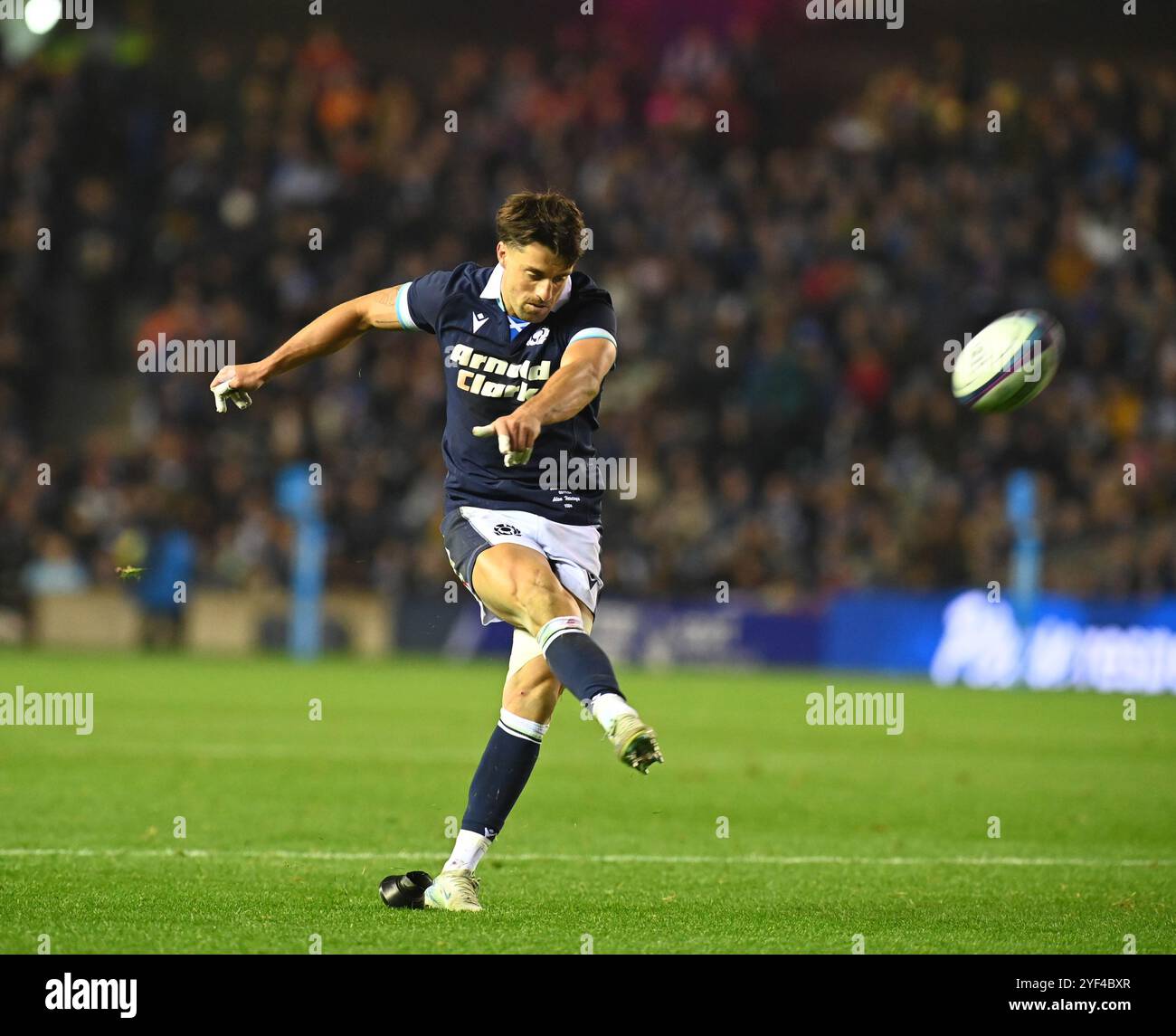 Points scorer adam hastings of scotland hi-res stock photography and ...
