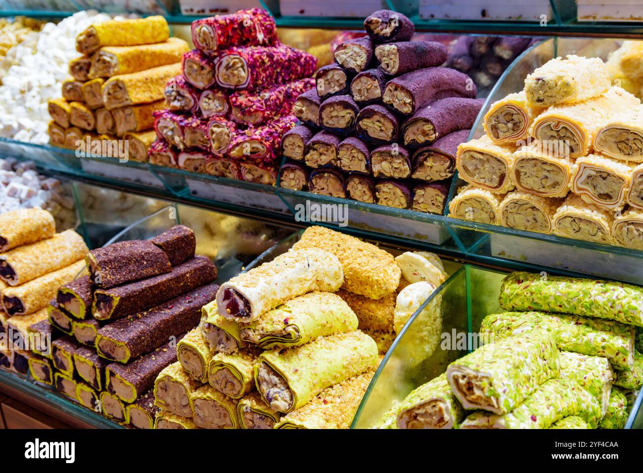 Turkish delight (lokum) at the Grand Bazaar at Istanbul Stock Photo - Alamy