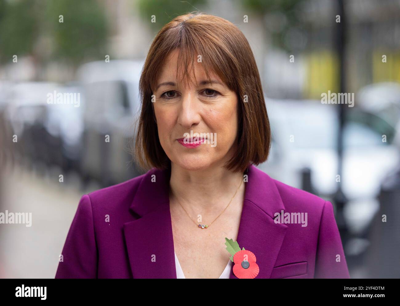 London, UK. 3rd Nov, 2024. Chancellor, Rachel Reeves, at the BBC for ...