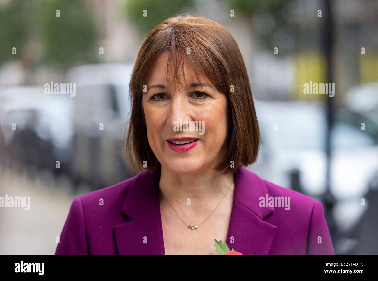 London, UK. 3rd Nov, 2024. Chancellor, Rachel Reeves, at the BBC for ...