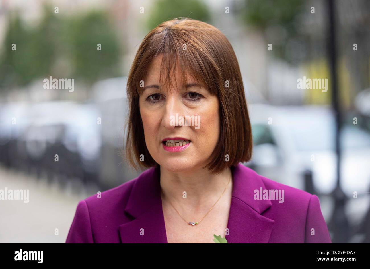 London, UK. 3rd Nov, 2024. Chancellor, Rachel Reeves, at the BBC for ...