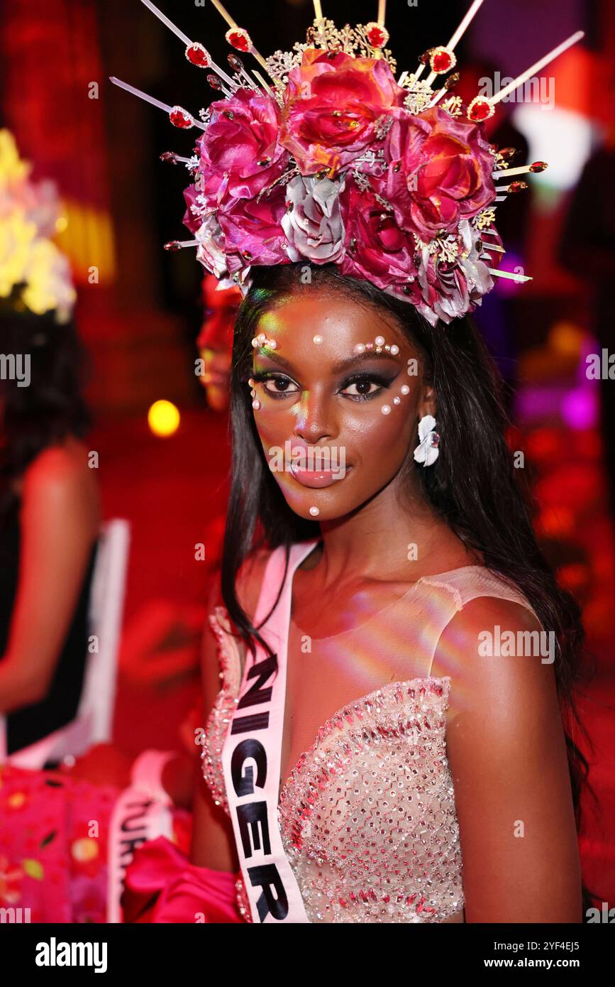 Miss Nigeria Chidimma Adetshina attends the Miss Universe Catrinas Gala ...