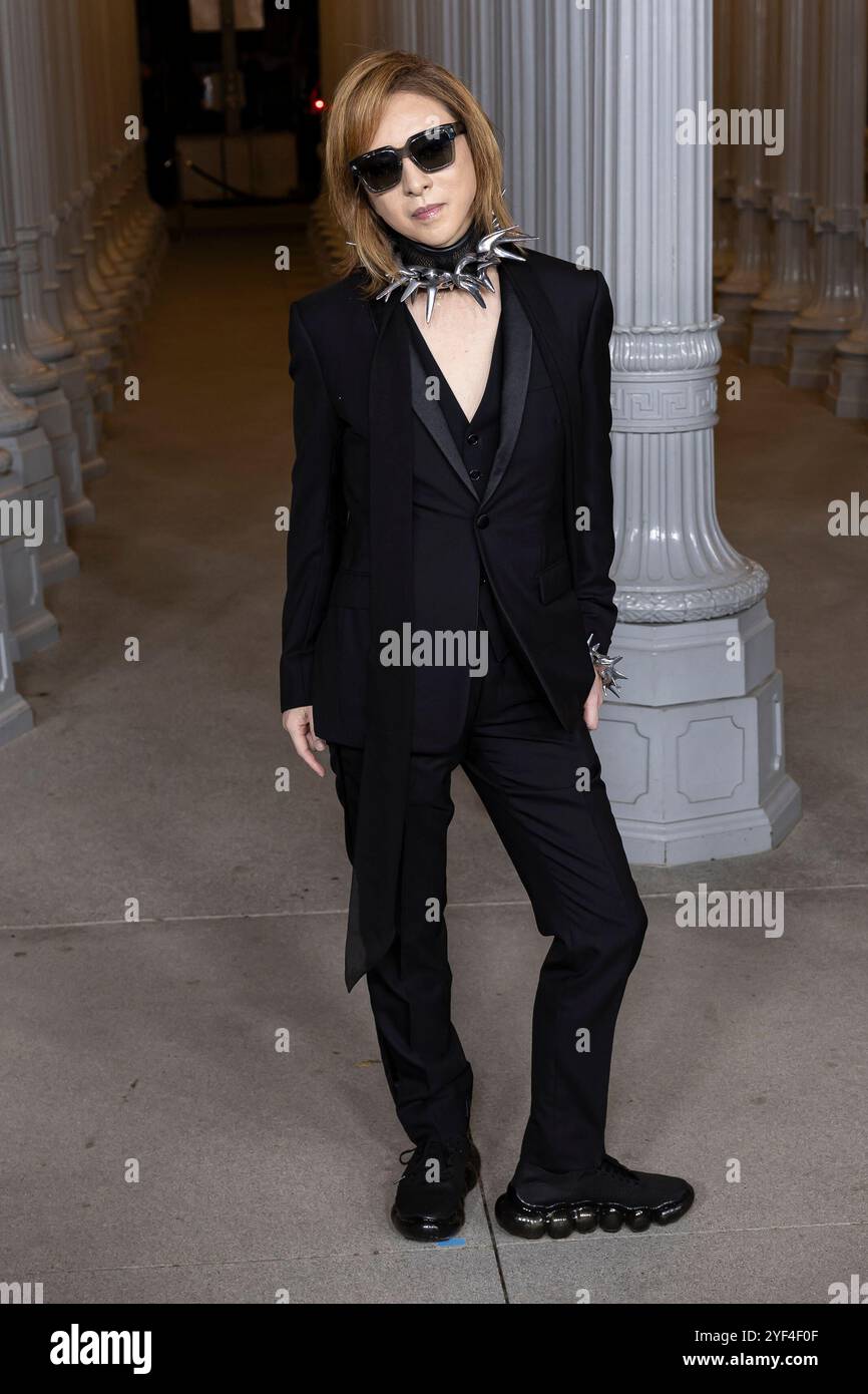 Los Angeles, USA. 02nd Nov, 2024. Yoshiki attends the arrivals of the “2024 LACMA ART FILM GALA ...