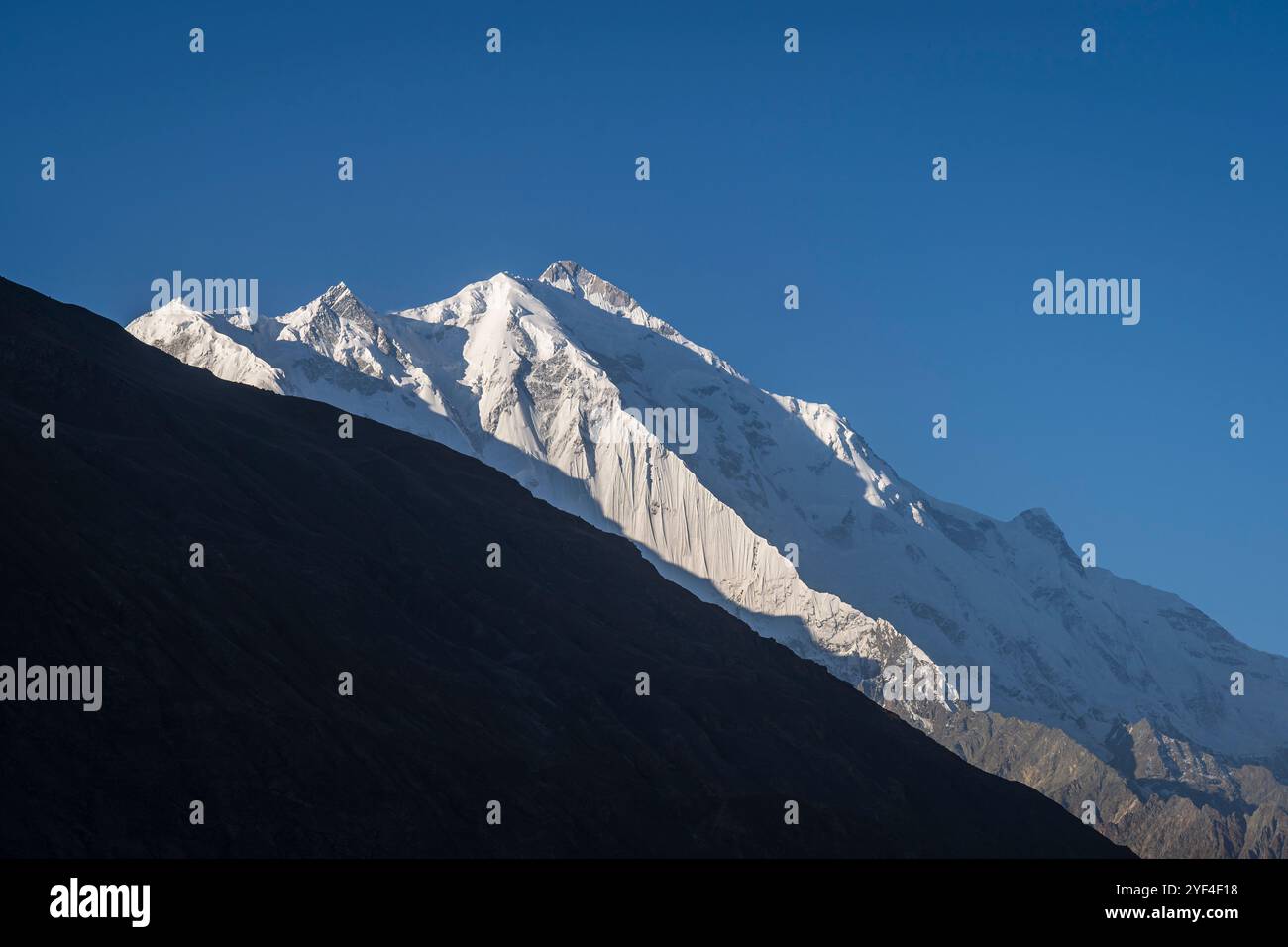 Beautiful rakaposhi peak seen from hi-res stock photography and images ...