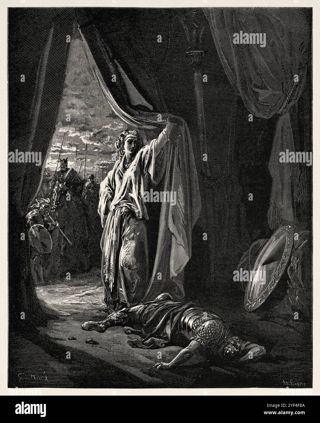 Heber's wife Jael Kills Sisera (Judges chapter IV) Old Testament ...