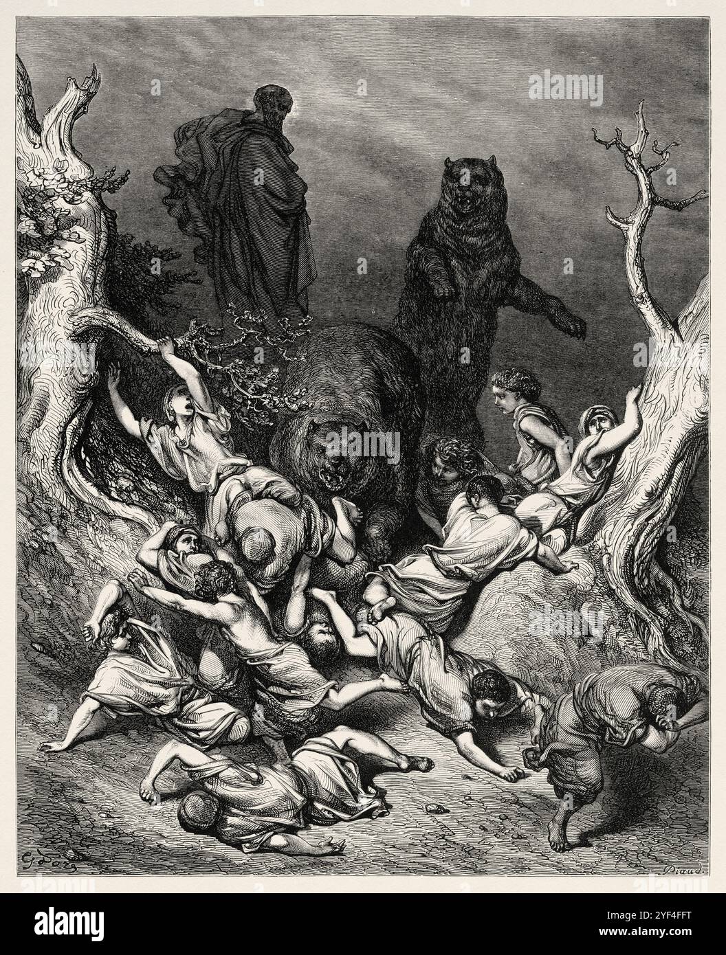 Elijah cursed the youths of Bethel. The children of Bethel destroyed by ...