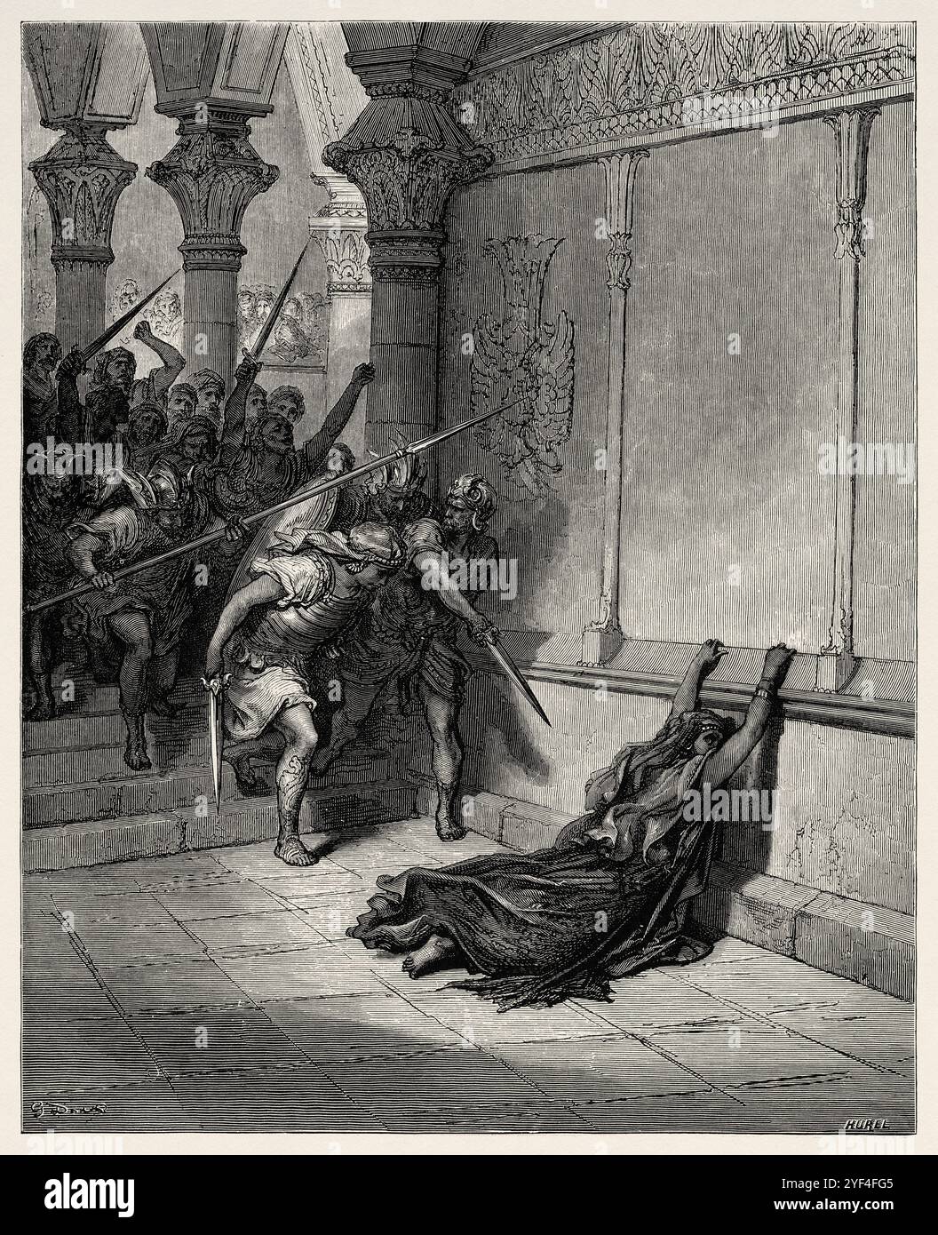 The death of Athaliah (Second book of Chronicles, 23) Old Testament ...