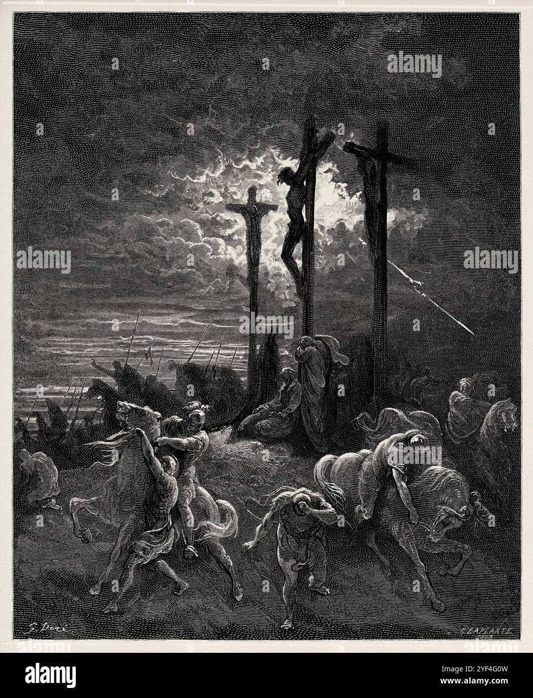 The crucifixion of christ dore hi-res stock photography and images - Alamy