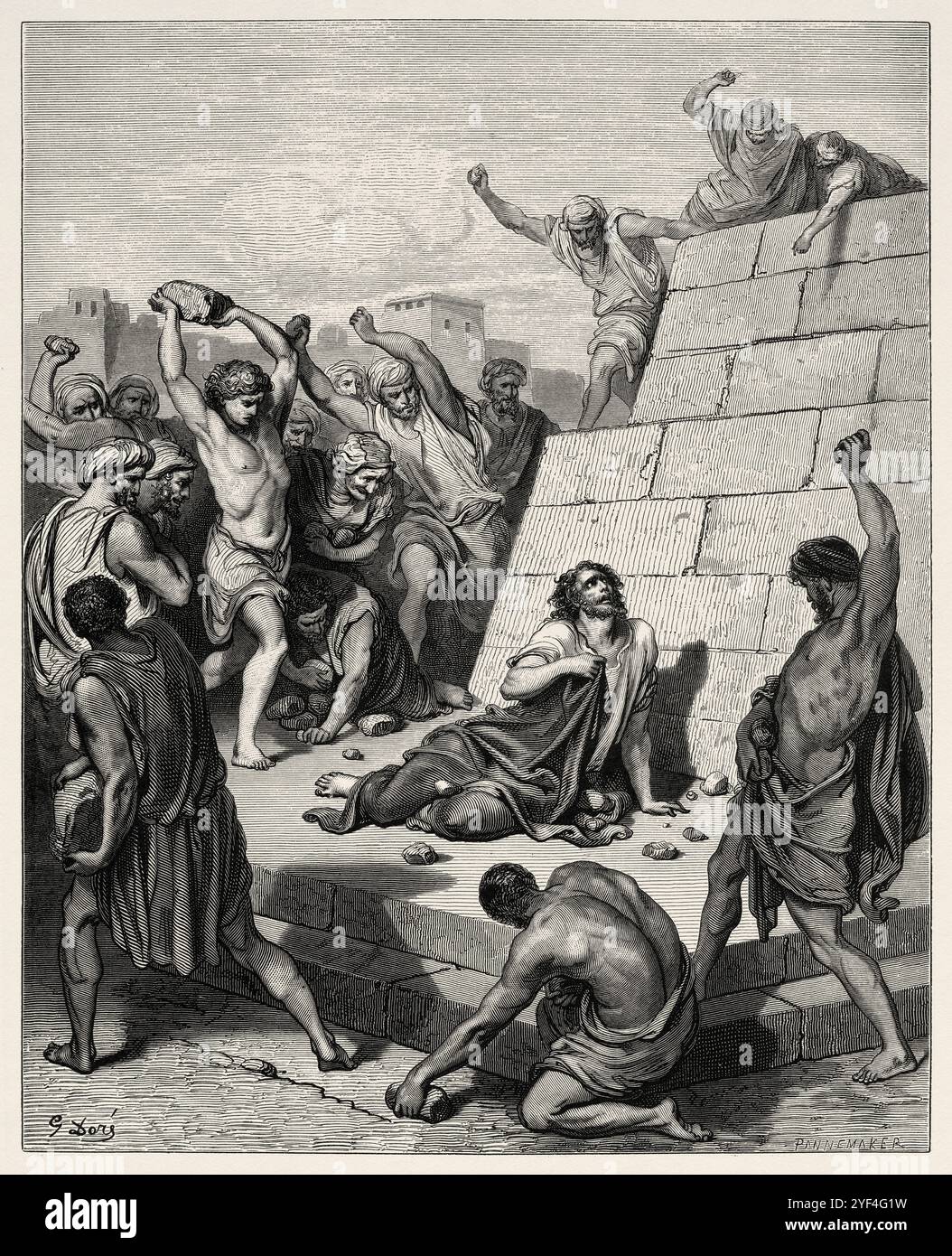 The Martyrdom of Saint Stephen. Jewish preacher of the first century ...