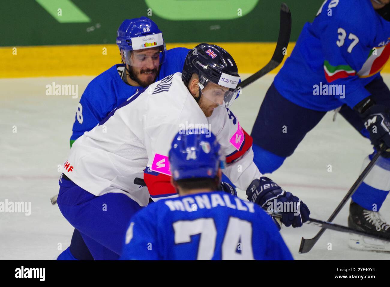 Nottingham, 5 May 2023. Brett Perlini playing for Great Britain against ...