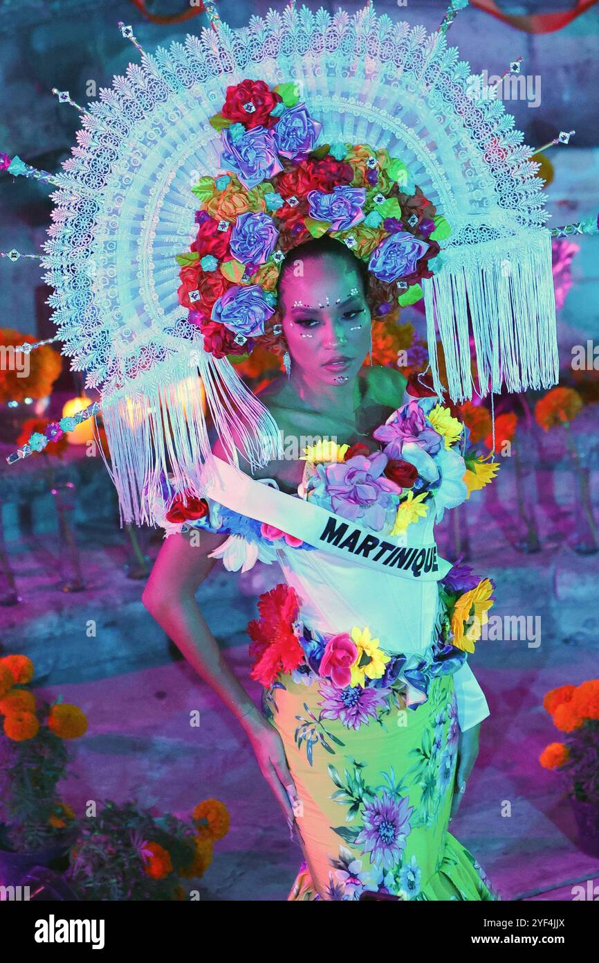 Miss Universe Catrinas Gala Catwalk Miss Martinique AngÃ lique Angarni ...