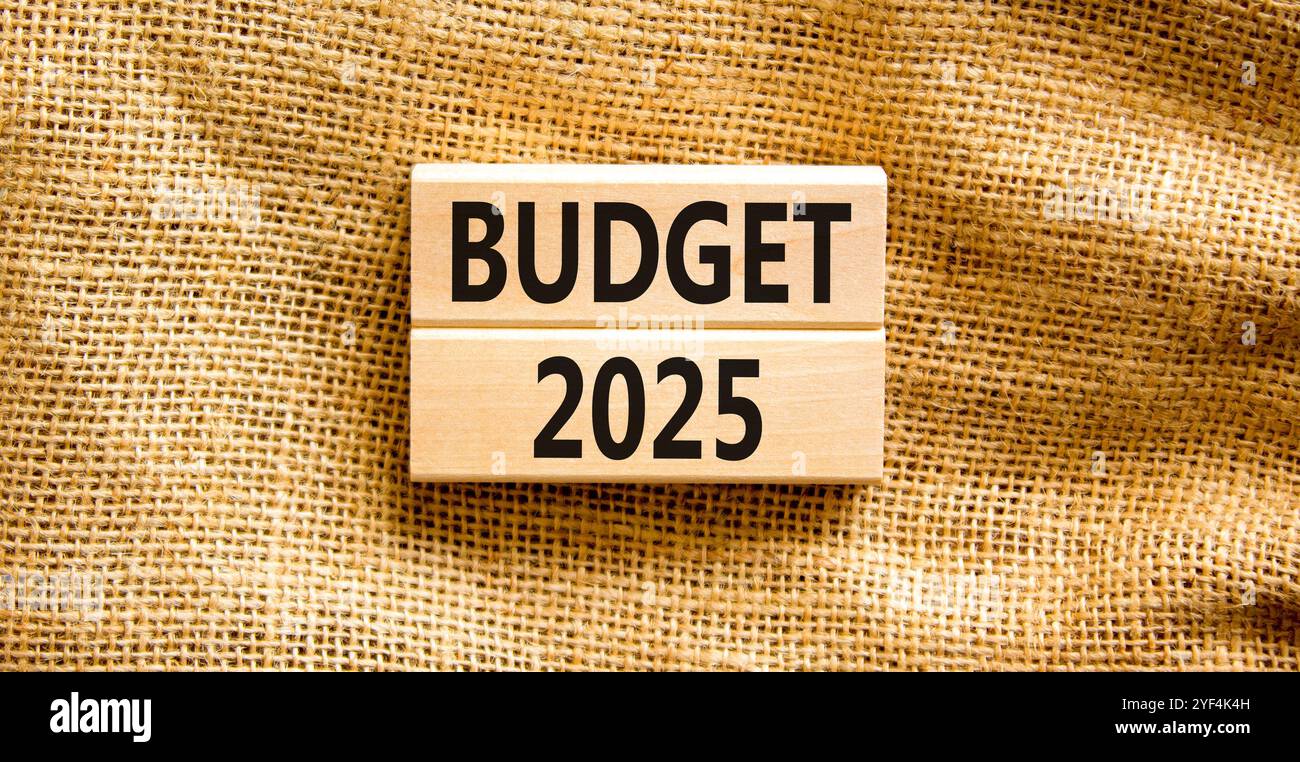Planning budget 2025 new year symbol. Concept words Budget 2025 on ...