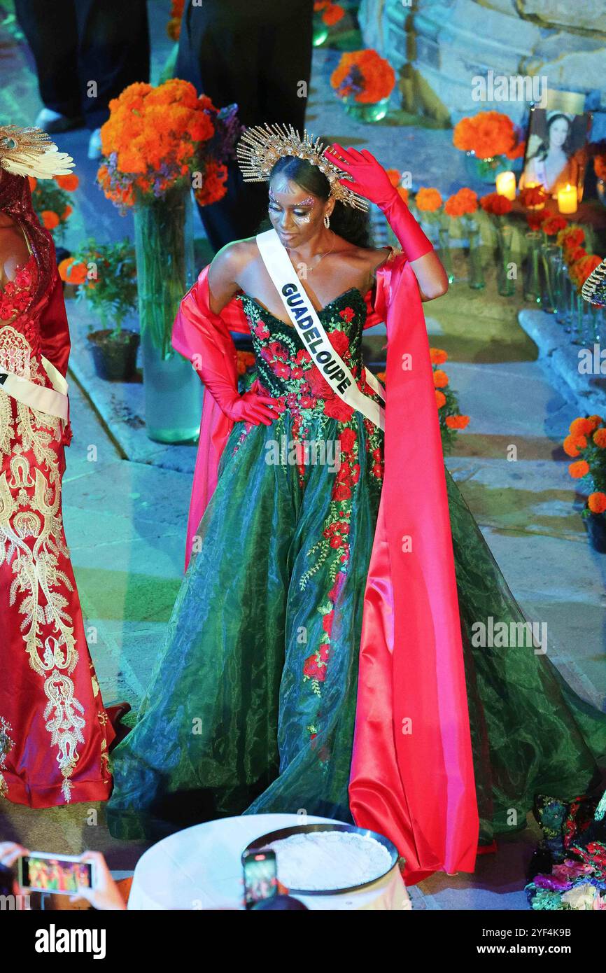 Miss Universe Catrinas Gala Catwalk Miss Guadeloupe Coraly Desplan ...