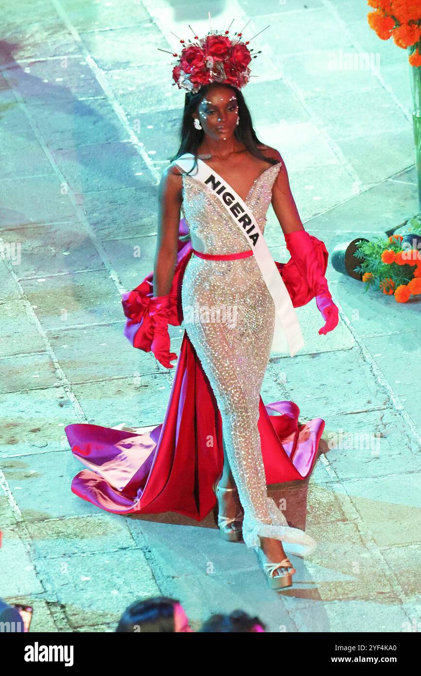 Miss Universe Catrinas Gala Catwalk Miss Nigeria Chidimma Adetshina ...