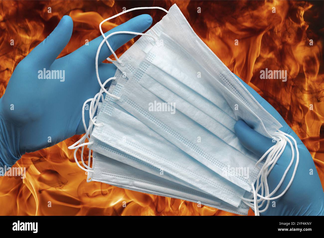 Human hands in protective hi-res stock photography and images - Alamy