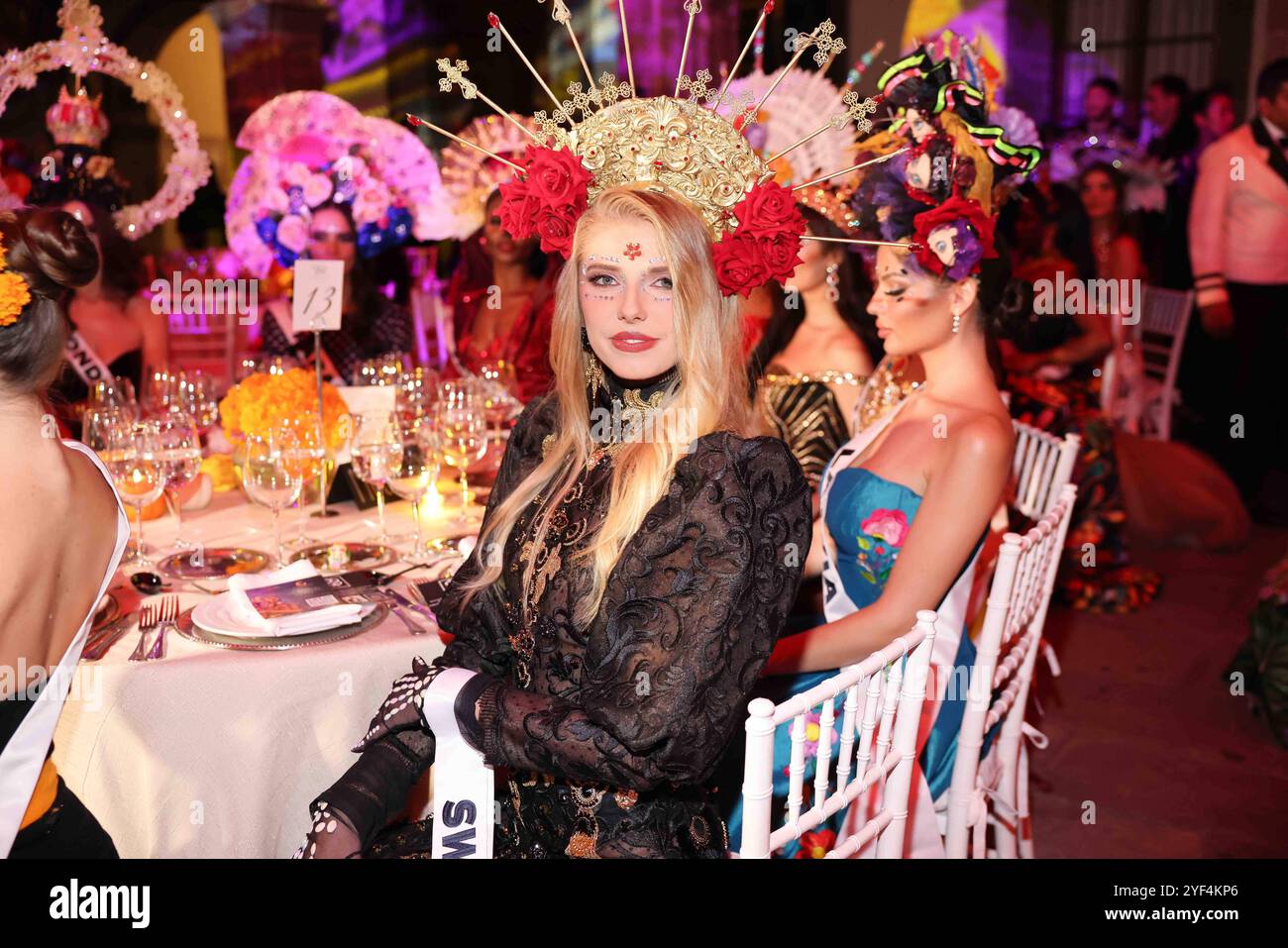 Miss Universe Catrinas Gala Catwalk Miss Switzerland Laura Bircher ...