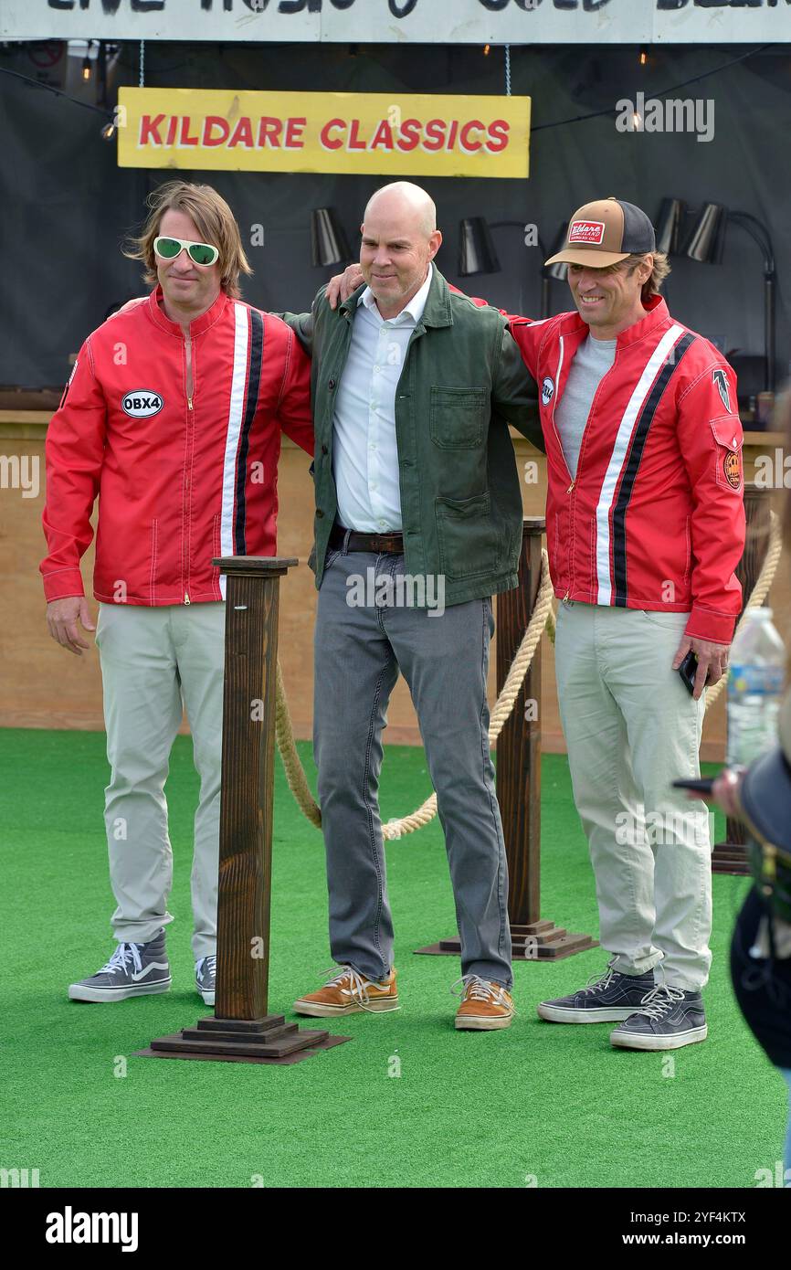 Jonas Pate, Shannon Burke und Josh Pate beim Netflix Event 'Poguelandia ...