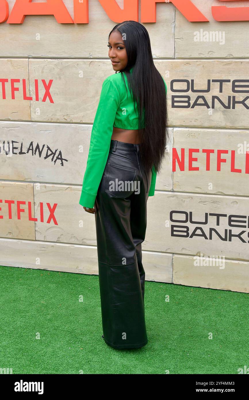 Carlacia Grant beim Netflix Event Poguelandia: An Outer Banks Experience zum 2. Teil der 4 ...