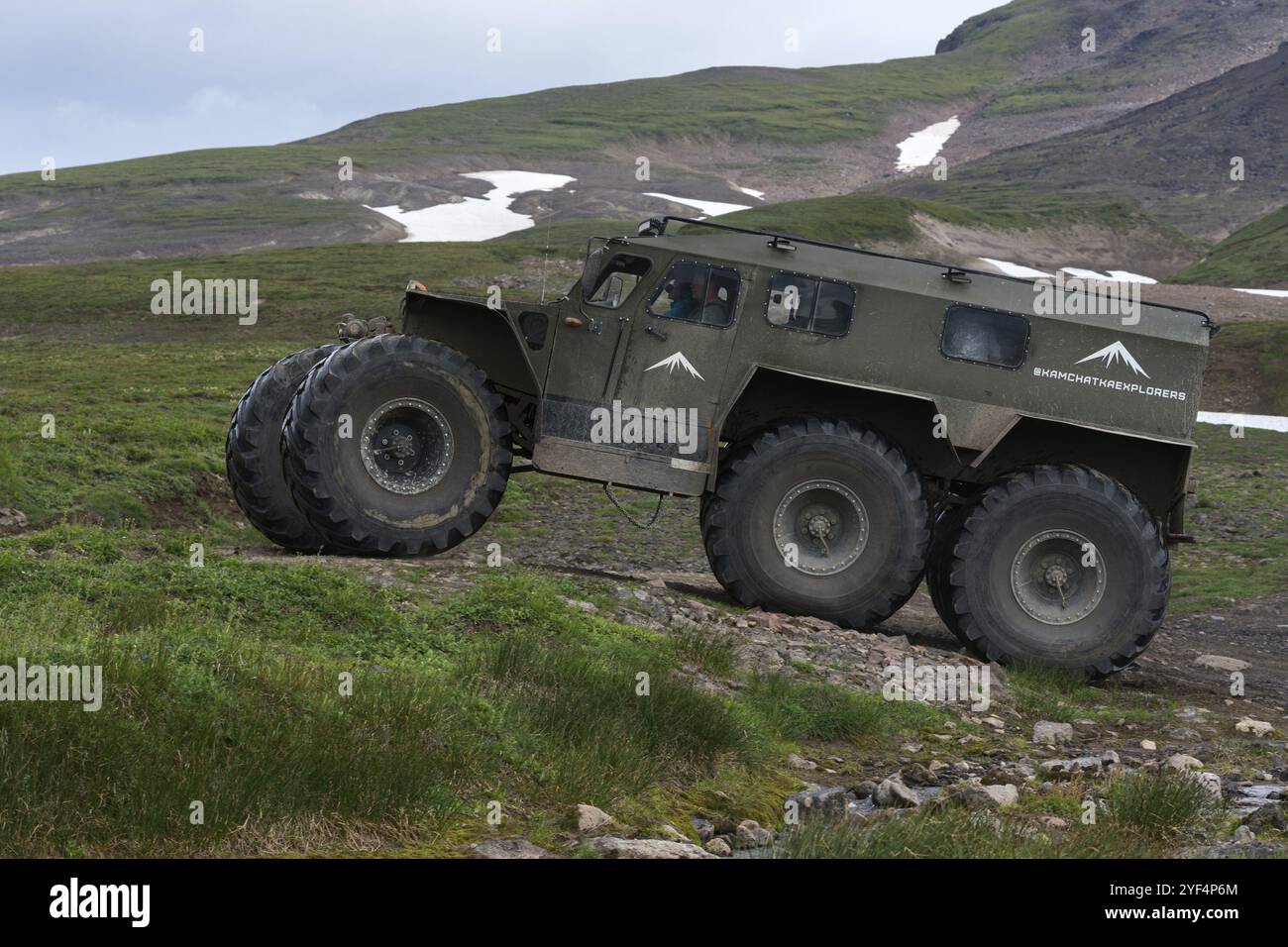 Snow swamp off-road and all-terrain vehicle Predator for transporting ...