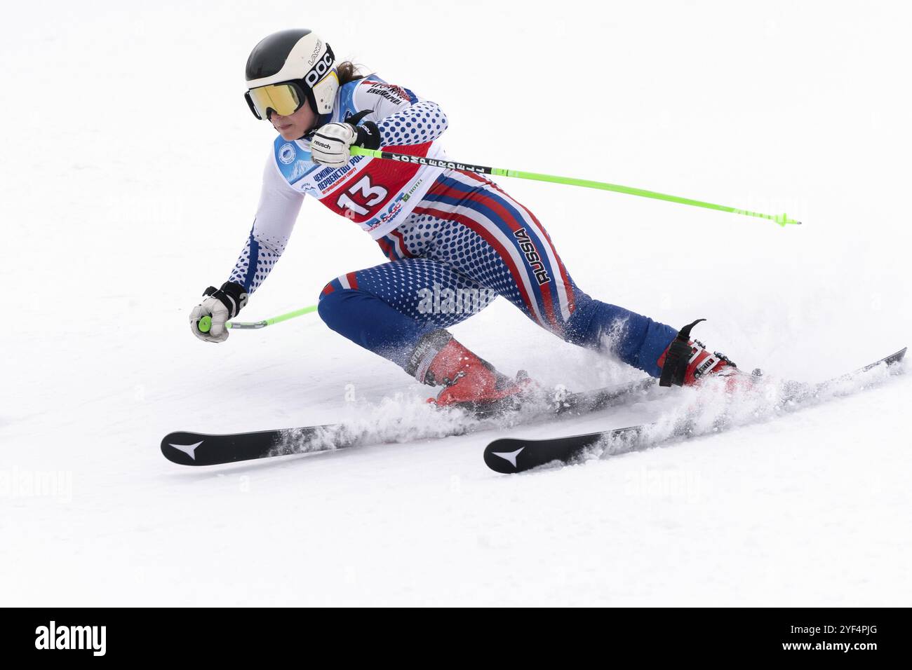 Russia woman winter Cut Out Stock Images & Pictures - Alamy