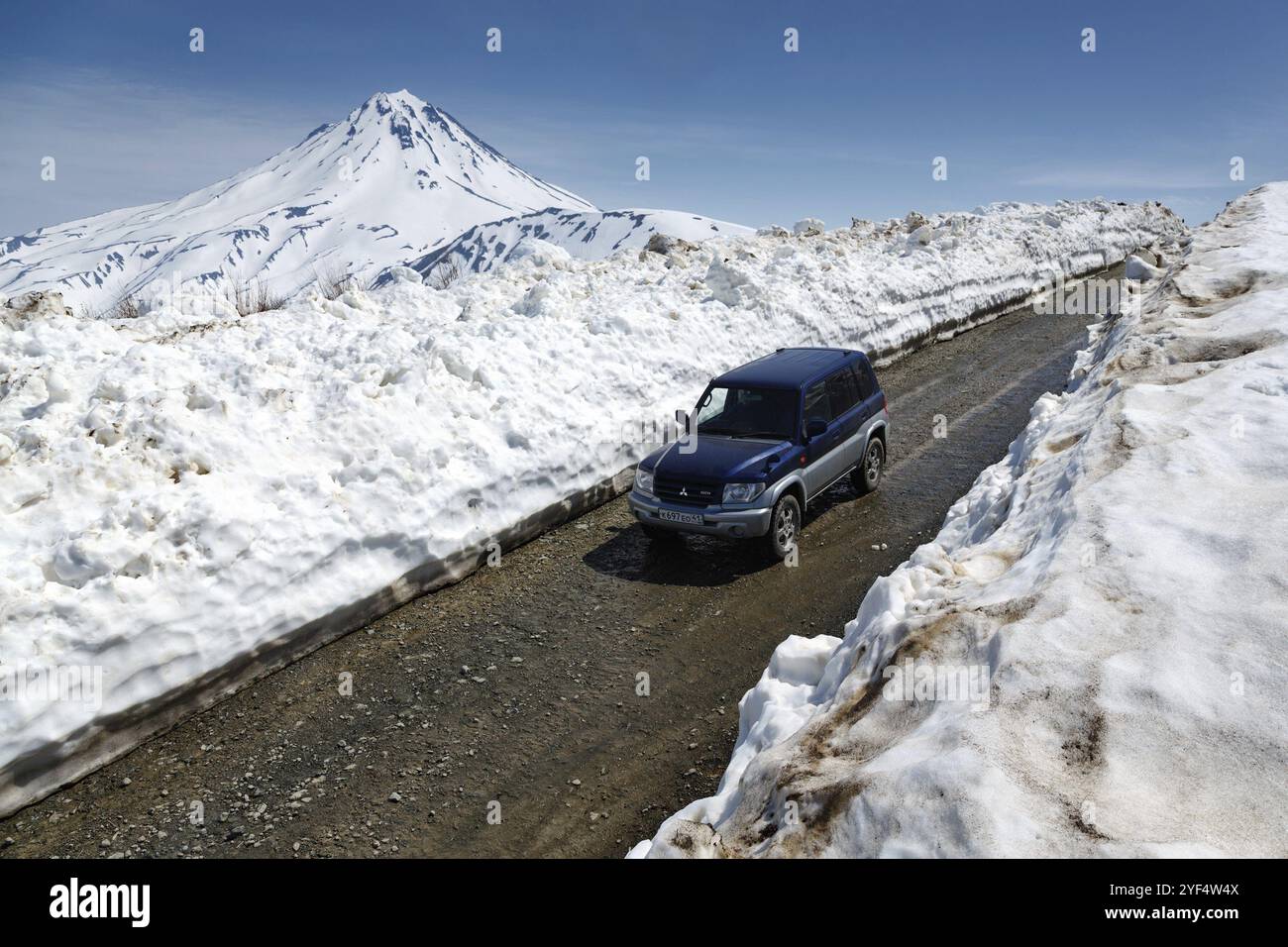 VILYUCHINSKY VOLCANO, KAMCHATKA PENINSULA, RUSSIA, JUNE 18, 2017 ...