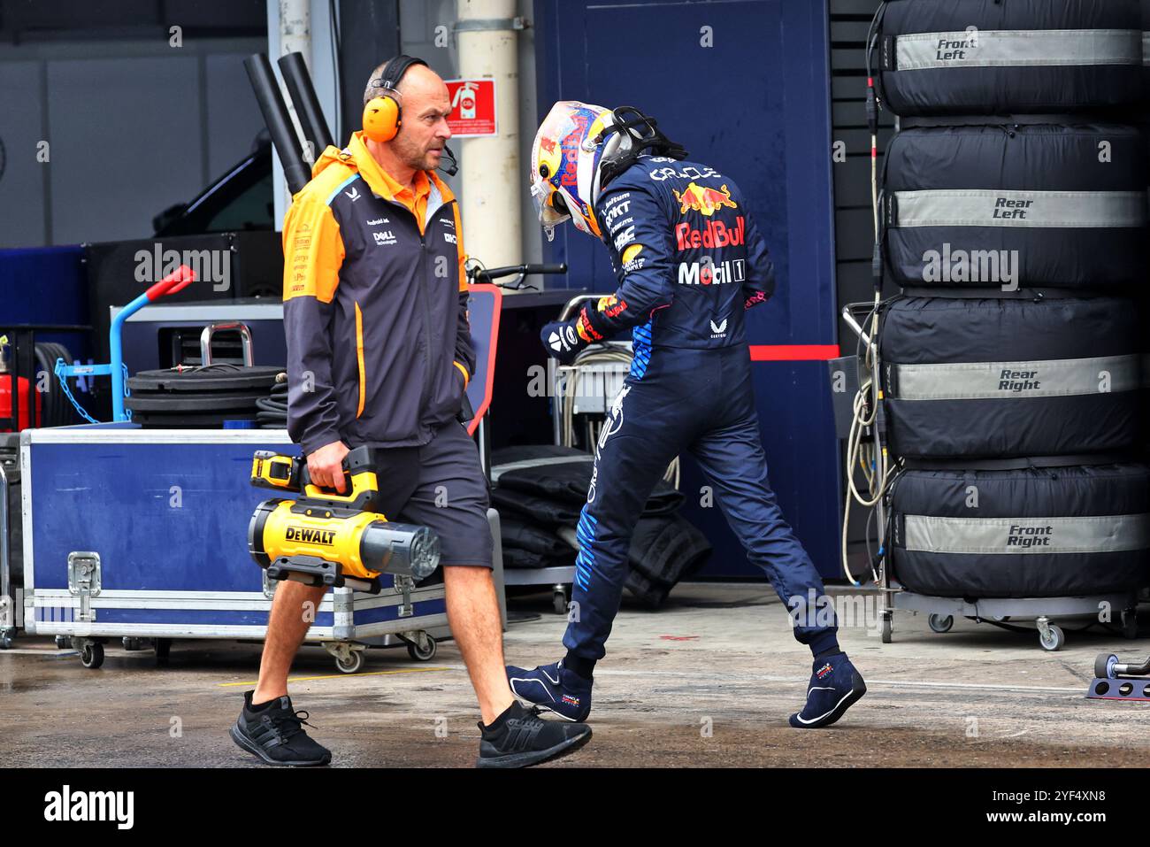 Sao Paulo, Brazil. 03rd Nov, 2024. Max Verstappen (NLD) Red Bull Racing - knocked out of Q2 ...
