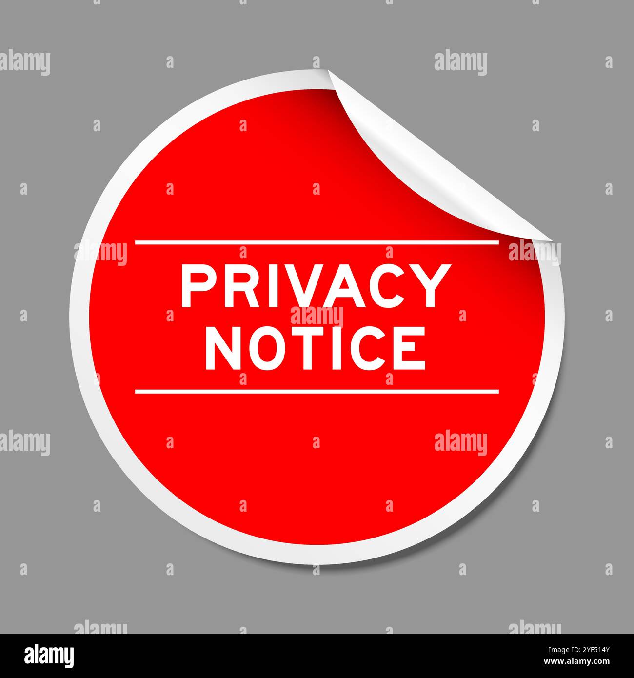 Public notice on private Stock Vector Images - Alamy