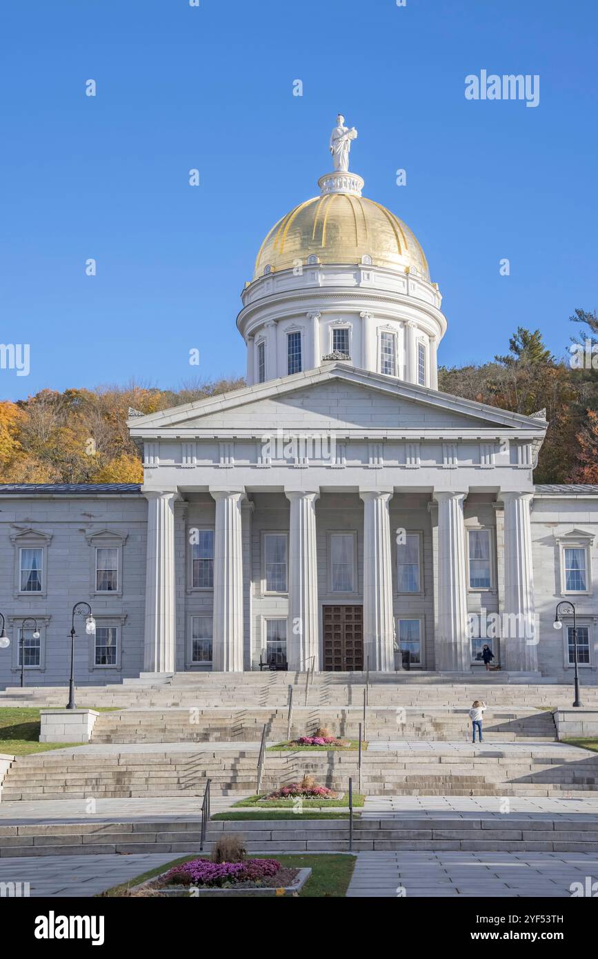 the state capitol building in montpelier the state capital of vermont ...