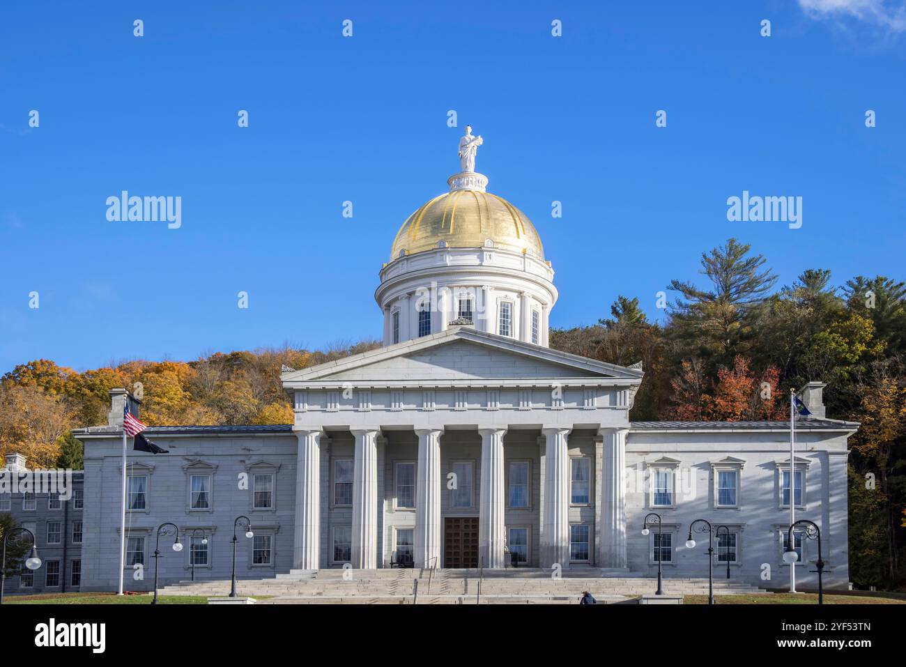 the state capitol building in montpelier the state capital of vermont ...