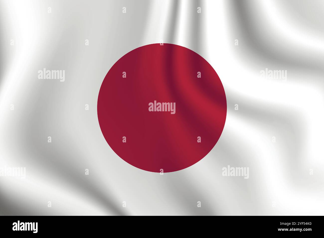 Flag of Japan. Japanese national symbol in official colors. Template ...
