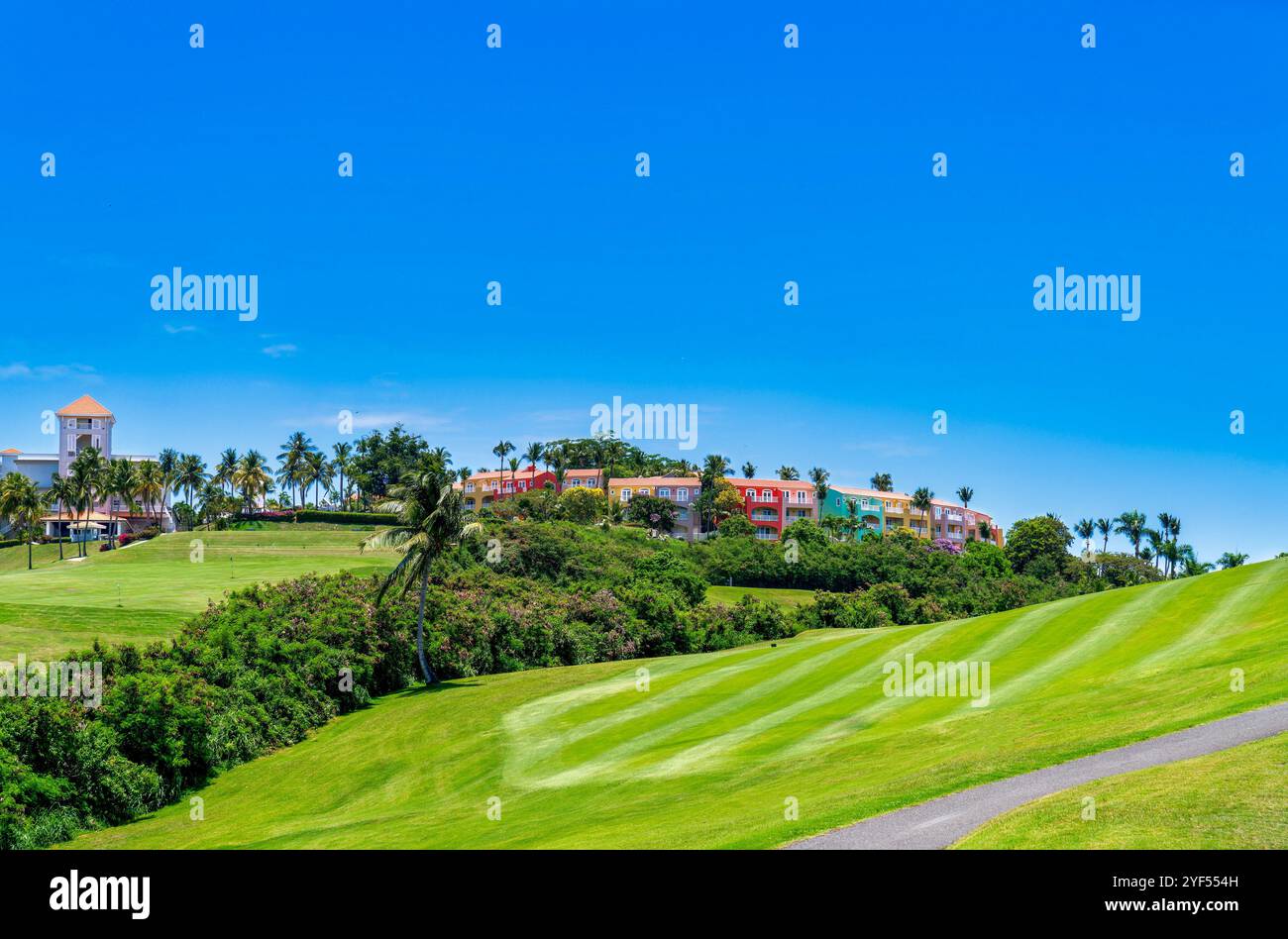 El Conquistador Resort Golf Course Fairway in Fajardo, Puerto Rico ...