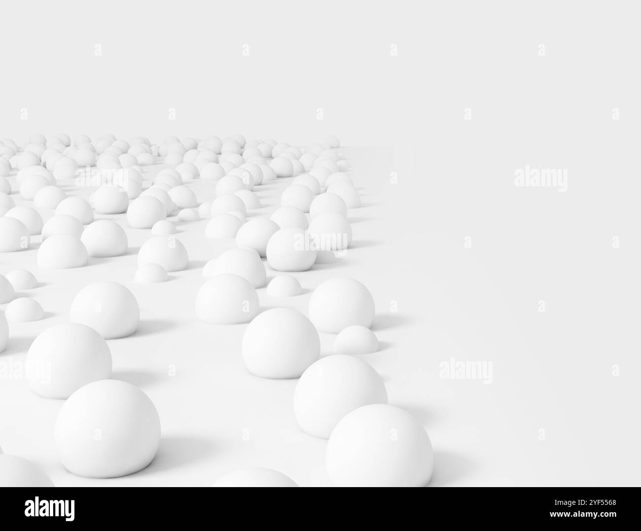 Abstract 3D sphere shape white background. 3D illustration Stock Photo ...