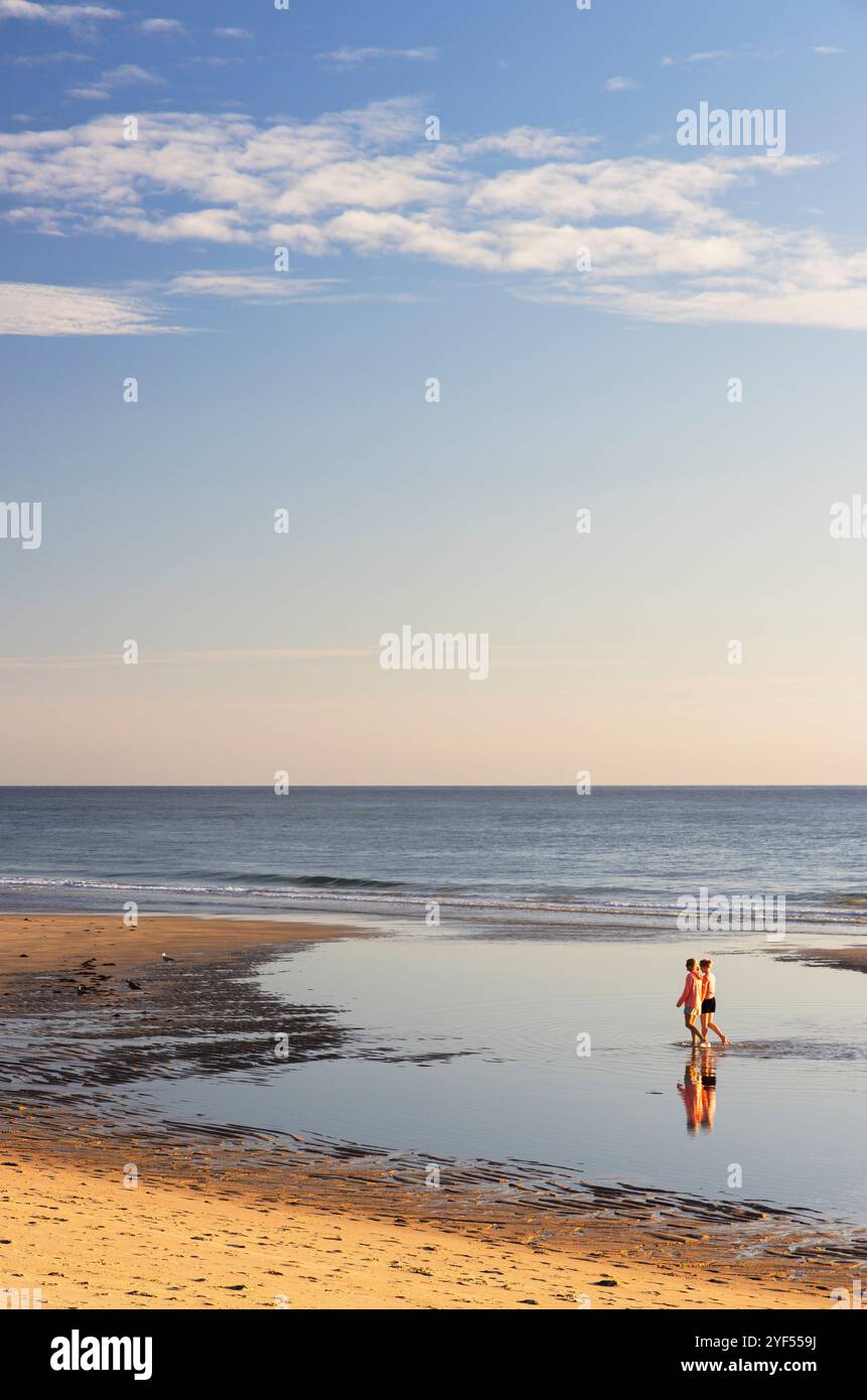 People walking on Rantum beach, Sylt, Schleswig Holstein, Germany Stock ...