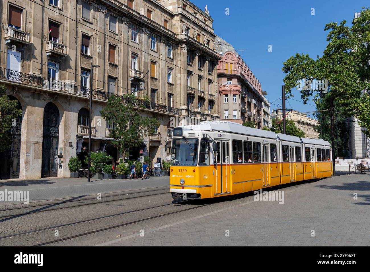 Budapest tram public transport hi-res stock photography and images - Alamy