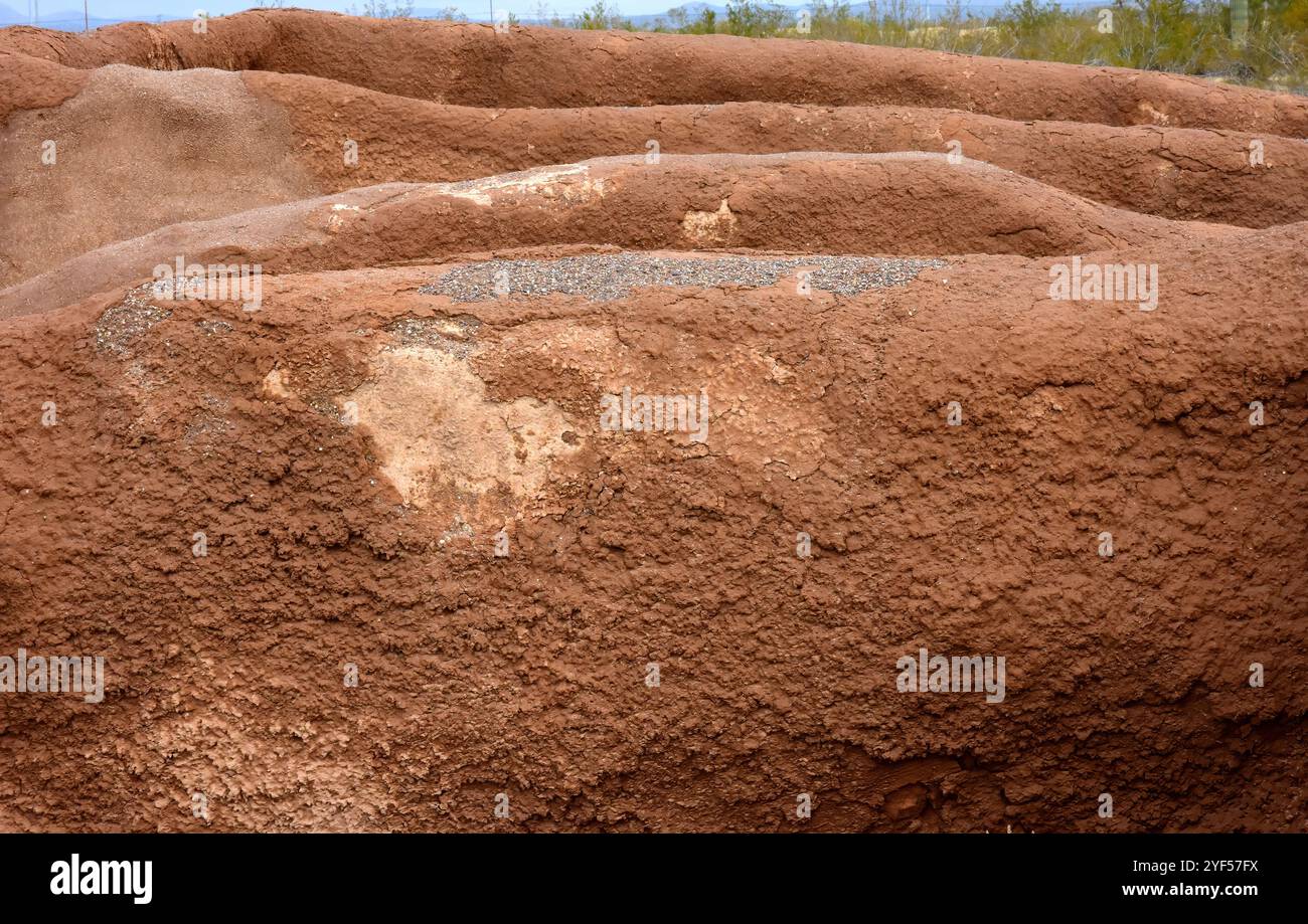 Ancient Casa Grande Ruins National Monument of the Pre-columbian ...