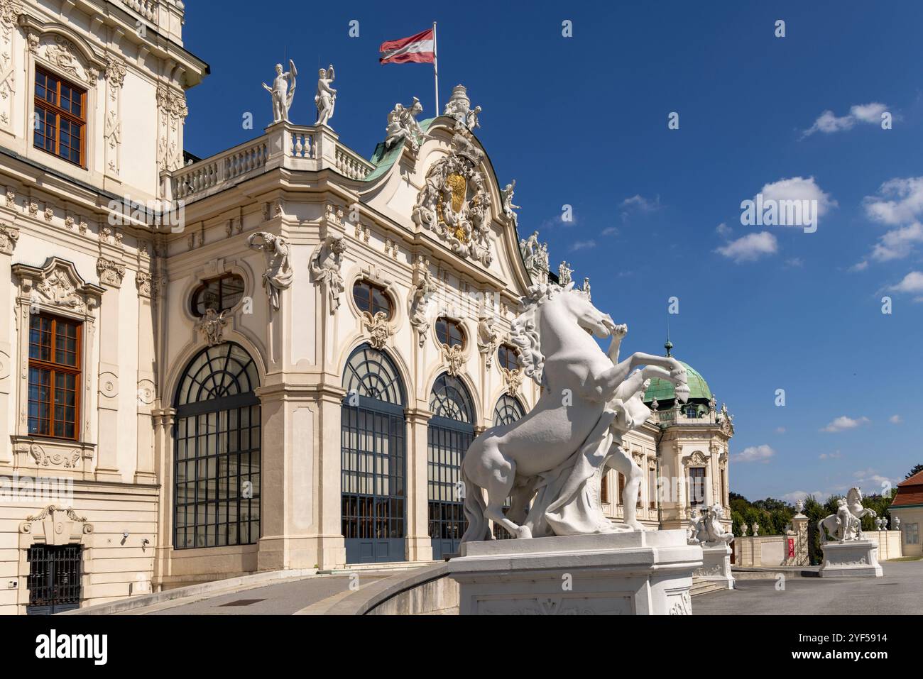 Views of Belvedere Palace, Vienna, Austria, Europe Stock Photo - Alamy