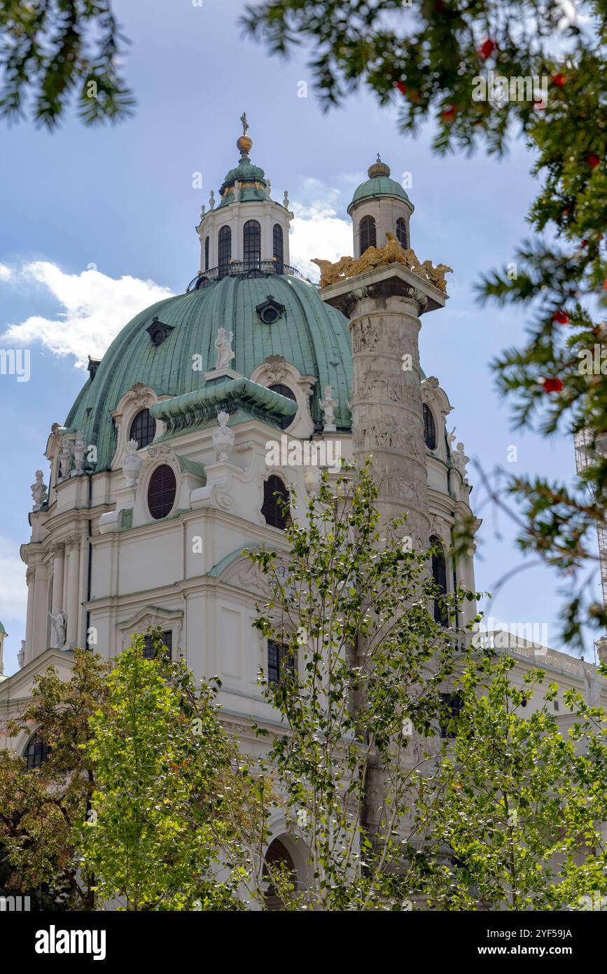 Vienna karlskirche church architectural hi-res stock photography and ...