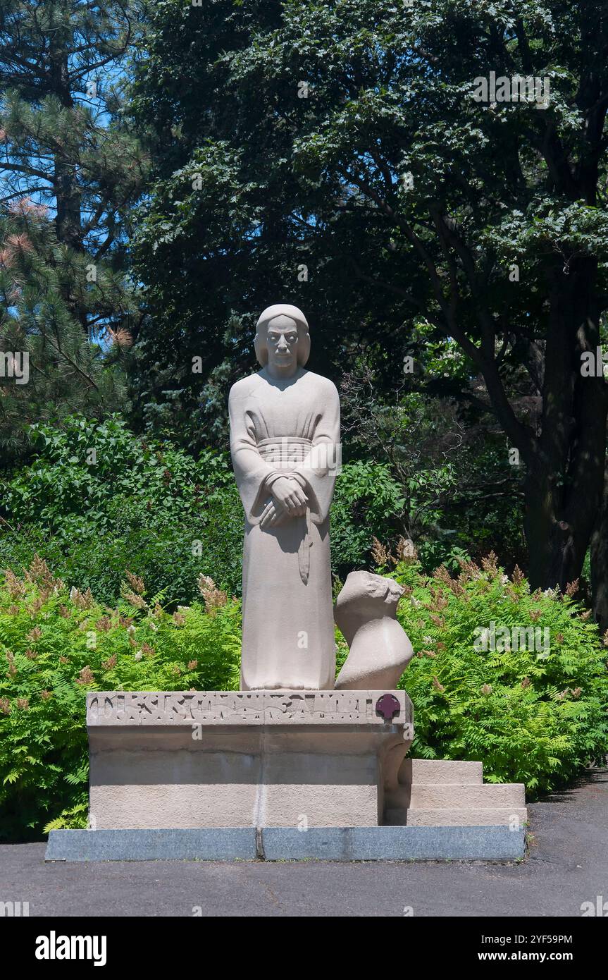 A statue of Jesus Christ at the historic Saint Josephs Oratory of Mount ...